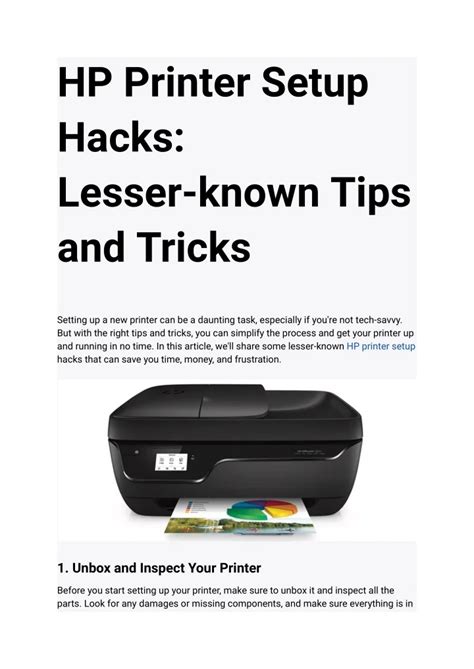 PPT HP Printer Setup Hacks Lesser Known Tips And Tricks PowerPoint Presentation ID 12151715