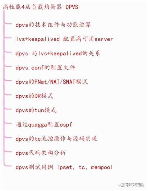 Dpdkspdk 网络协议栈存储网关开发网络安全虛拟化0vstrexdpvs技术专家成长体系课程 知乎