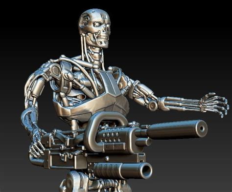 Terminator T800 Stl 3d Model 3d Printable Cgtrader