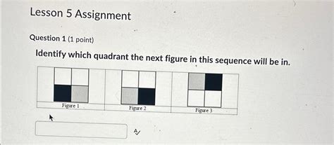 Solved Lesson 5 ﻿assignmentquestion 1 1 ﻿point Identify