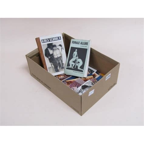 EROTIC PHOTOGRAPHS AND 2 ADULT BOOKS