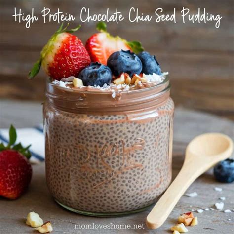 High Protein Chocolate Chia Seed Pudding A Chocolate Lovers Dream