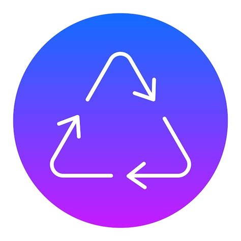 Premium Vector Recycling Icon