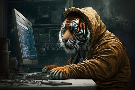 Tiger Hacker Stock Illustrations 18 Tiger Hacker Stock Illustrations