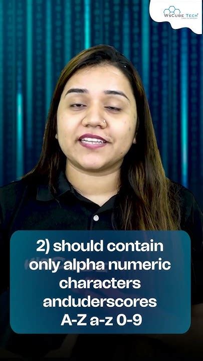 3 Important Rules To Write Variables In Python 🔥😮 Youtube