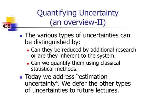 PPT Quantifying Uncertainty Using Classical Methods Likelihood Profile Bootstrapping