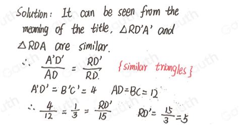 Solved Rectangle Abcd Was Dilated To Create Rectangle If Rd15 What