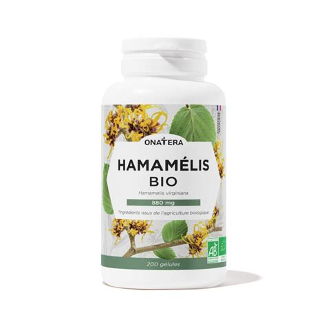 Hamamélis Bio 200 Gélules Onatera