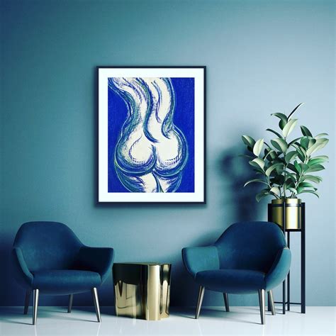 Curvy Nude Print Body Positive Art Plus Size Nude Female Art Line Art