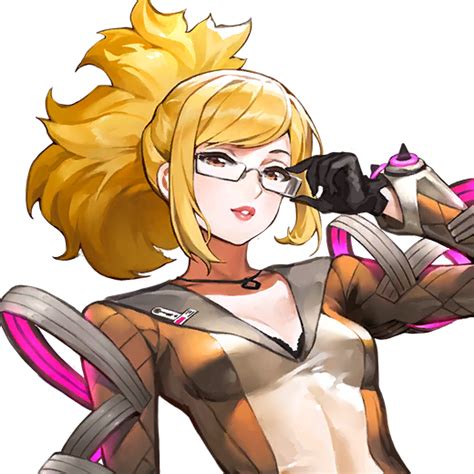 Kakiman Alexandra Of Resonance Last Origin Game Cg Official Art 1girl Adjusting Eyewear