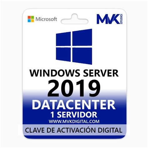 Licencia De Windows Server 2019 Datacenter Mvk Digital