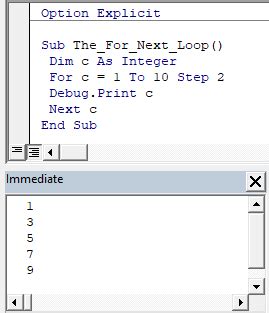 VBA Loops In Excel 2019