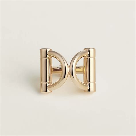 Mini Double D Twilly Ring Brown Hermès Canada