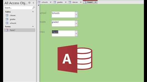 How To Fill Three Combobox From Three Tables In Ms Access Forms Youtube