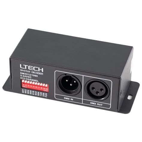 LTech DMX To SPI 512 Channel Digital Signal Decoder Open Box SIRS E LED Lighting DMX Control