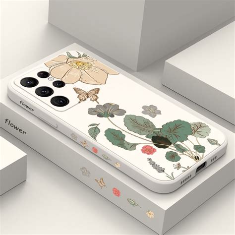 เคสโทรศพทมอถอ ซลโคน ลายดอกไมหมก สาหรบ Samsung Galaxy S Ultra Plus Shopee Thailand