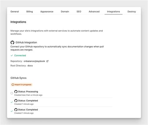 Integrations Github Integration Playbook Docs