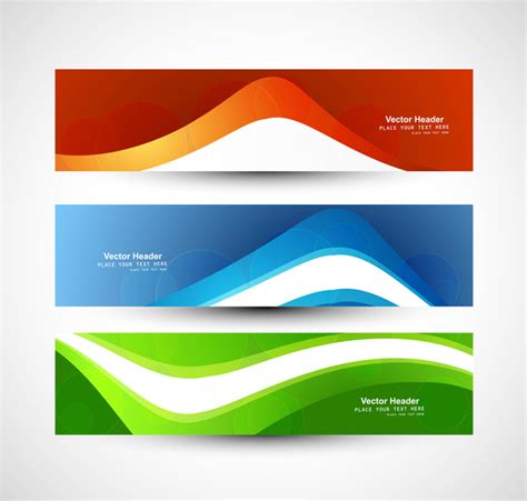 Abstract Header Colorful Wave Vector Design Vectors Images Graphic Art Designs In Editable Ai