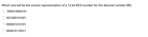Solved Which One Of Those Binary Mathematical Operations