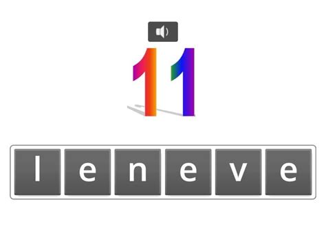 Numbers 11 15 Anagram