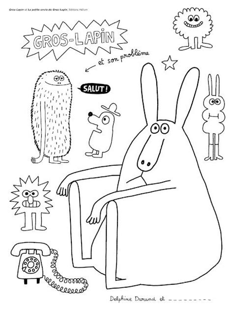 Delphine Durand Coloriage Gribouillages Artistiques Illustration Graphique