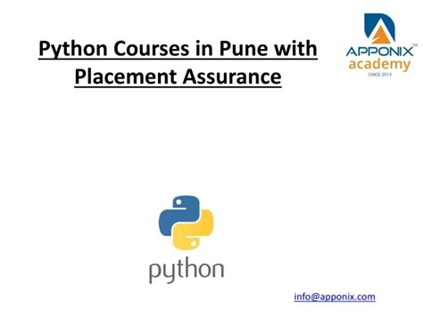 ppt python course in pune ppt powerpoint presentation free download