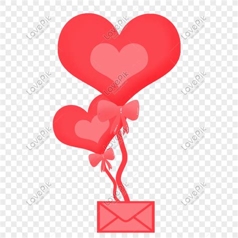 사랑 풍선 Png 일러스트 무료 다운로드 Lovepik
