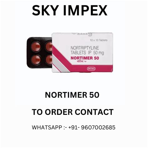 Nortimer 50 Mg Packaging Size 1010 Tablets At Rs 300stripe In