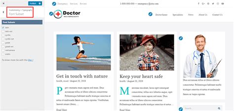 Font Subset Zita Fully Customizable Wordpress Theme