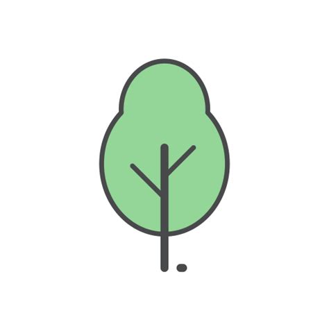 Tree Generic Outline Color Icon