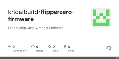Github Khoaibuitdflipperzero Firmware Flipper Zero Code Grabber Firmware