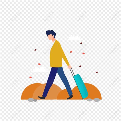 손으로 그려진 된 당겨 가방 여행 일러스트 그림창조적관광 여행 Png 일러스트 무료 다운로드 Lovepik