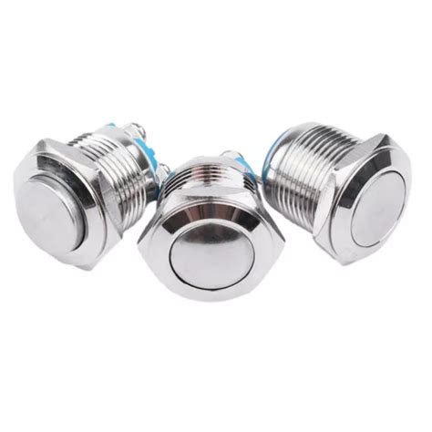 EASY TO INSTALL Mm Metal Waterproof Push Button Switch For V Circuit PicClick AU