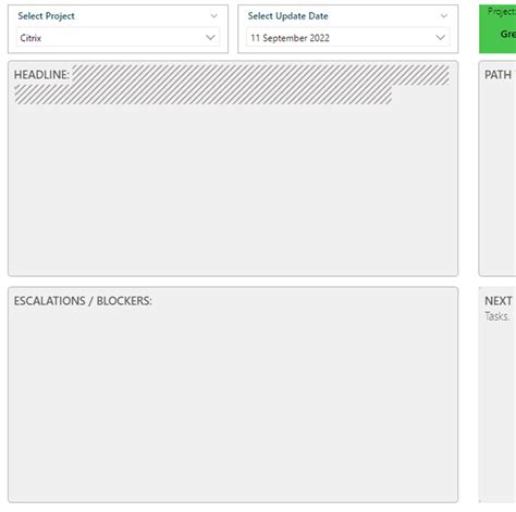 data visualisation with table and a single select microsoft