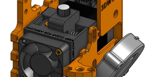 Ender Cr10 Mgn12h Rails Hemera Revo System With Fan And Bltouch Holder By Download