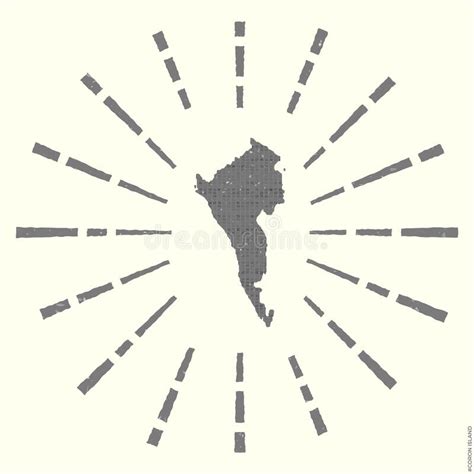 Coron Island Logo Grunge Sunburst Poster With Stock Vector Illustration Of Coron Noise