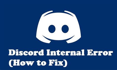 Discord 500 Error Fix Get Back Online Quickly Solved