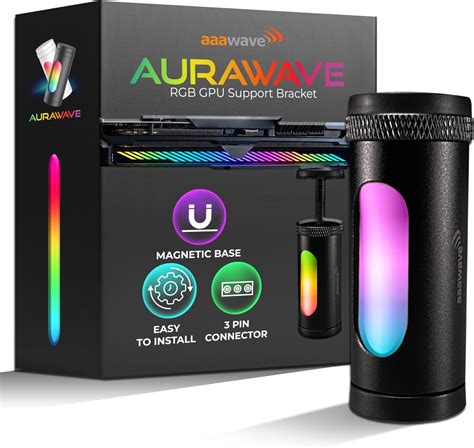 Amazon Com ARGB GPU Support Bracket 5V 3 Pin RGB GPU Stand Holder Anti Sag GPU Bracket