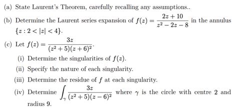 a state laurent s theorem carefully recalling any