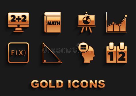 Set Triangle Math Graph Schedule Chart Diagram Calendar Calculation Function Mathematical