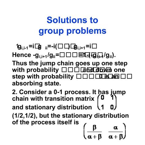 PPT Solutions To Group Problems PowerPoint Presentation Free Download ID