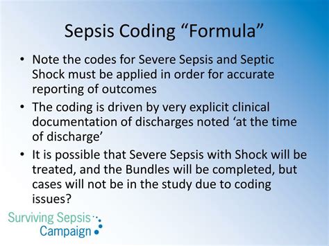 Ppt Sepsis Impact Of Coding Upon Metrics Powerpoint Presentation Id 2396014
