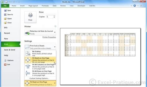 Excel Course Page Layout