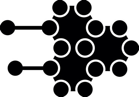 Molecular Structure Vector Icon Design 15333584 Vector Art At Vecteezy