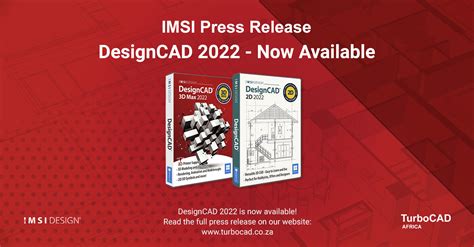 Designcad 2022 Released Imsi Press Release Turbocad Africa