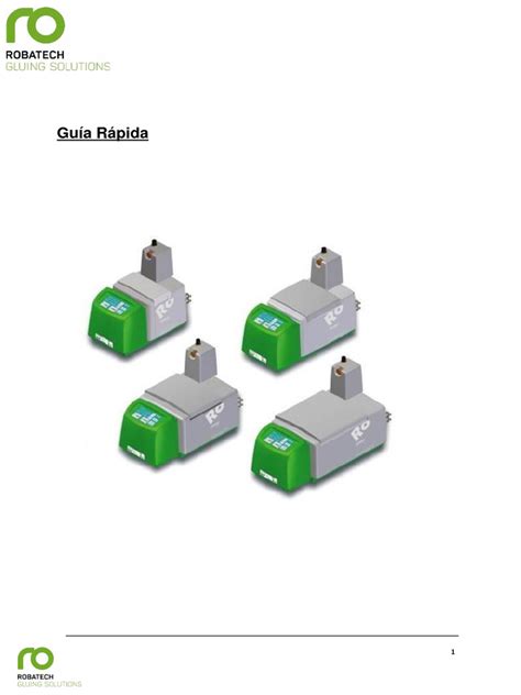 Guía Rápida Robatech 2023 Pdf Bomba Sensor