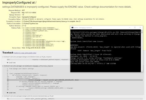 How To Define Django Settings Without Default Db Settings Stack Overflow