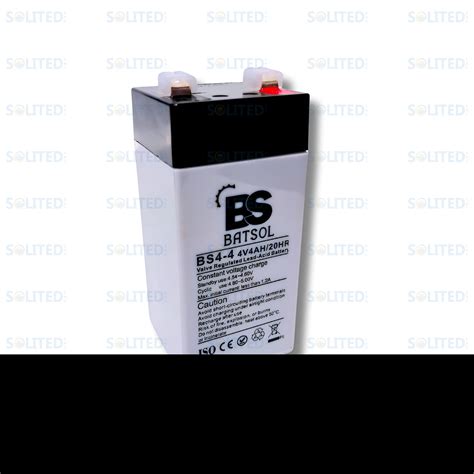 BaterÍa 4v 4ah Agm Batsol Solited Sac