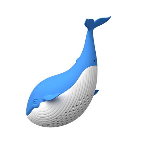 Cute Whale Silicone Tea Infuser Leaf Strainer Filt Grandado