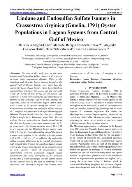 Effect Of Different Levels Of Salinity On Germination And Early
